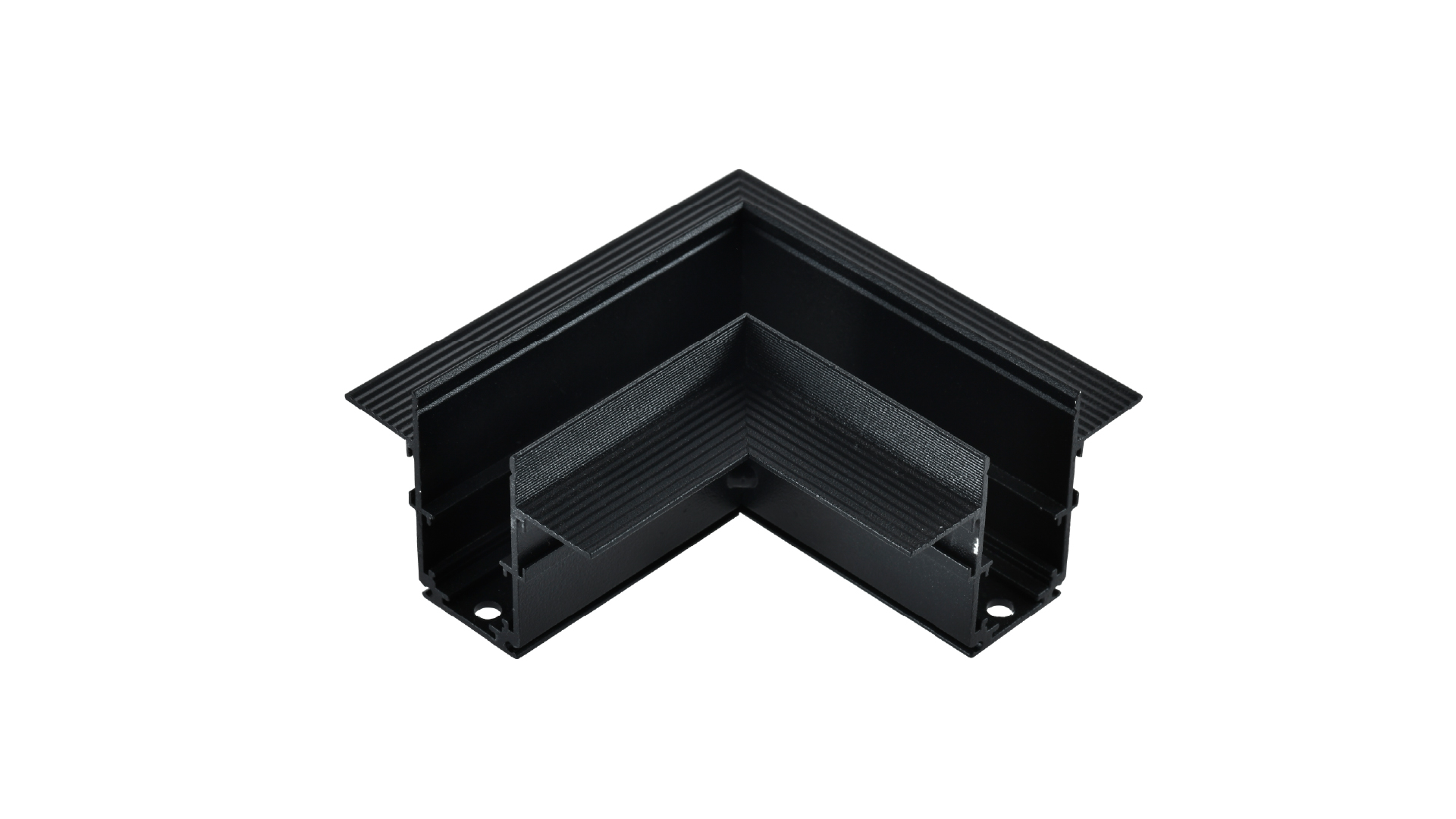 LUMINES GENESIS Magnetic track recessed 90° connector horizontal black ...